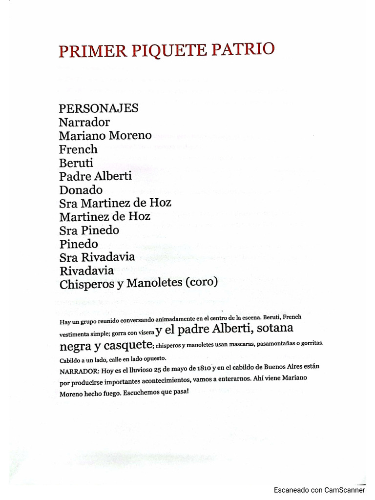 Primer Piquete Patrio-1 | PDF