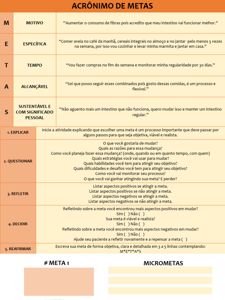 Ferramenta Metas | PDF