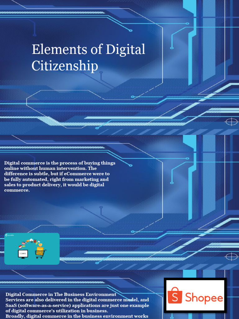 Elements of Digital Citizenship | PDF