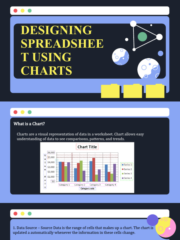 Designing Spreadsheets Using Charts | PDF