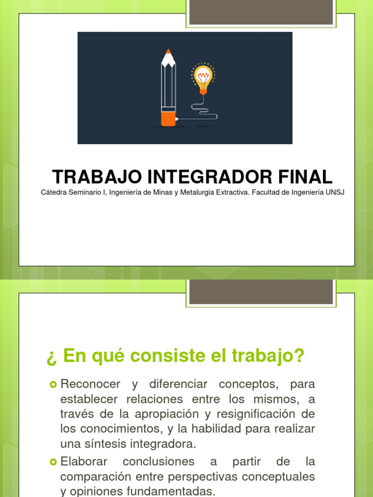 Trabajo Integrador Final | PDF