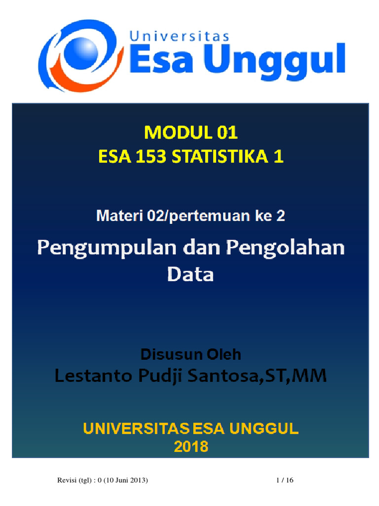 Stat Online 2.pertemuan 3 | PDF