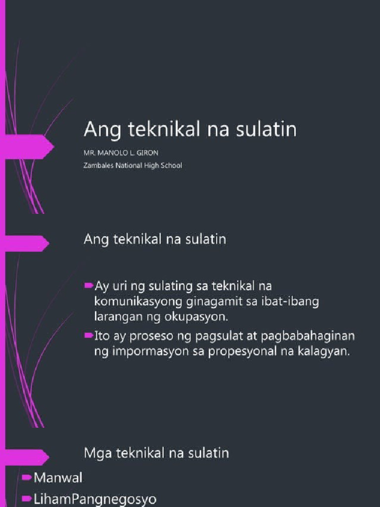 Panimula Larang Tek Bok | PDF