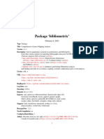 Using Bibliometrix for Science Mapping | PDF | Data | Academia