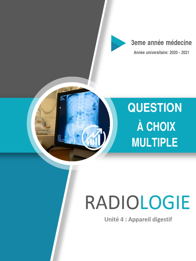 QCM Radiologie Unité 4 | PDF