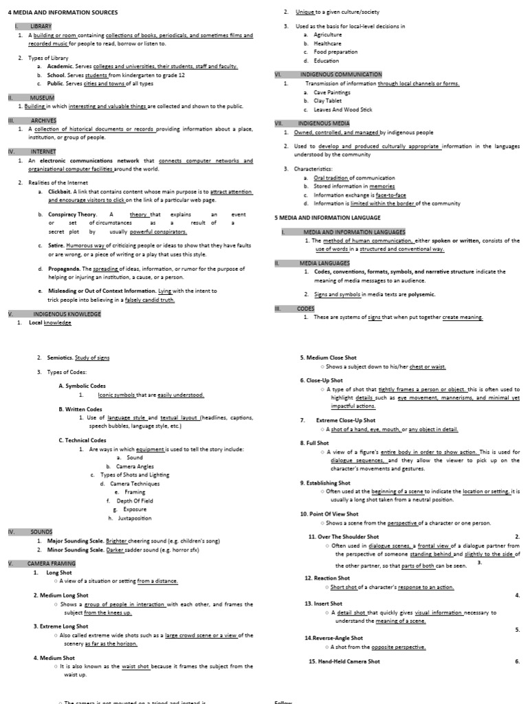 Medialit Midterms | PDF