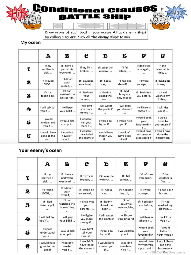 Mixed Conditionals Game | PDF