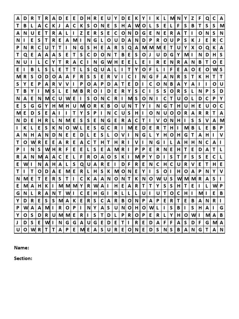 Activity Sheet WORD PUZZLE | PDF