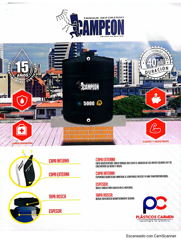 Catálogo Tanques Campeón | PDF