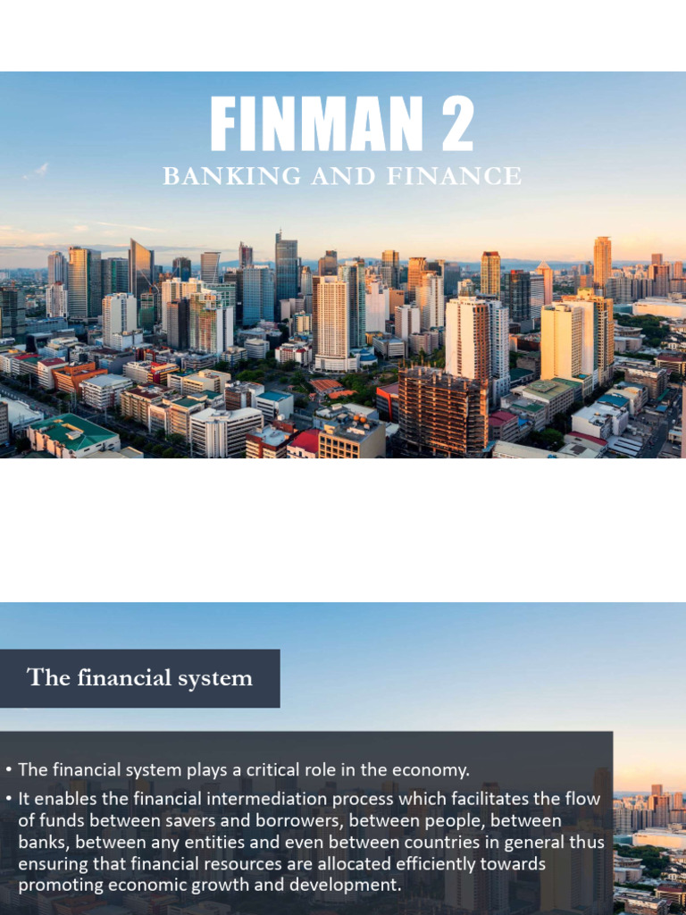 Banking and Finance Filipino Setting | PDF