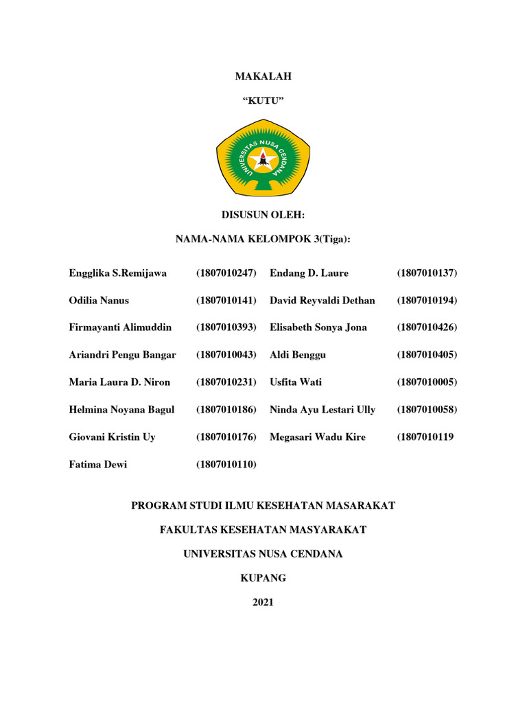 Kelompok 3 - LICE - UAS ENTOKES LANJUTAN | PDF