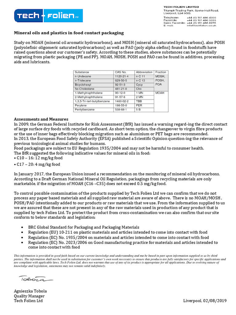 MOSH MOAH POSH PAO Declaration 20190802 | PDF