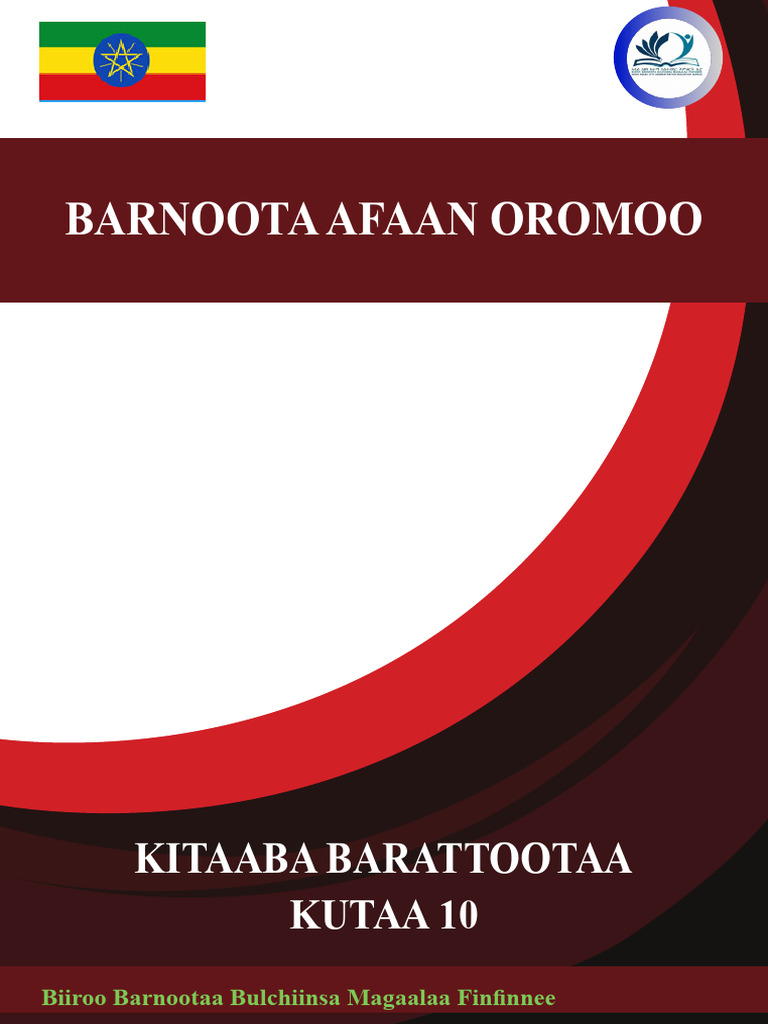 Afaan Oromoo G 10 Text Book Pdf