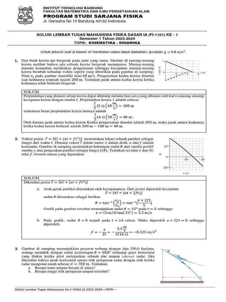 SOLUSI Modul 1 Fidas IA - 2023-2024 | PDF