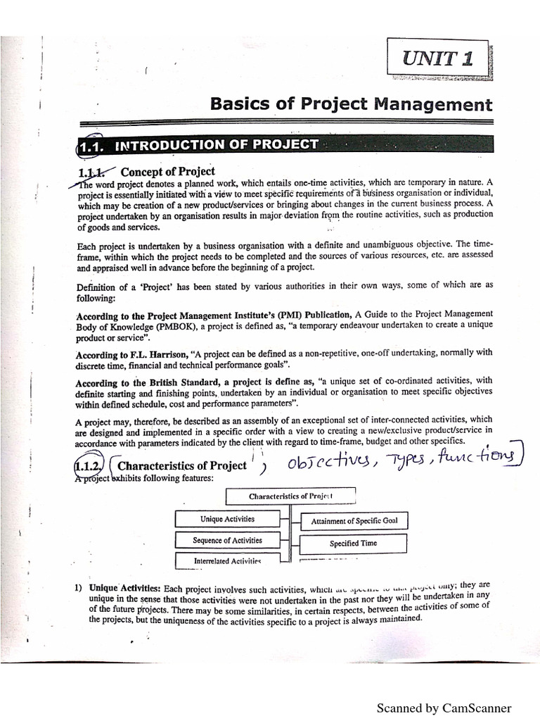 2nd Sem Project Management | PDF