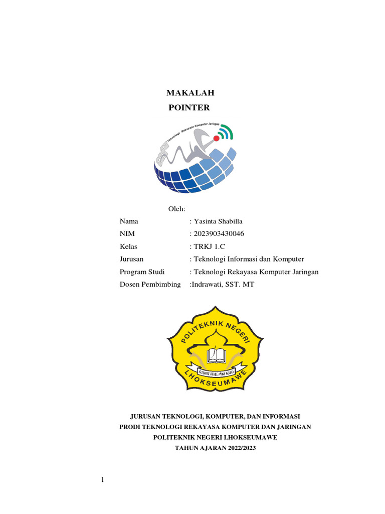 Makalah Pointer Ysnta | PDF | Komputer