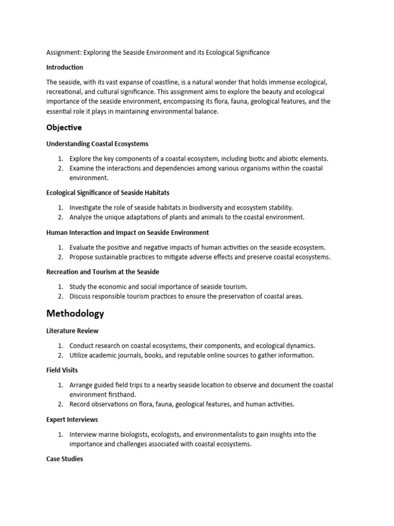 Assignment | PDF | Ecology | Ecosystem