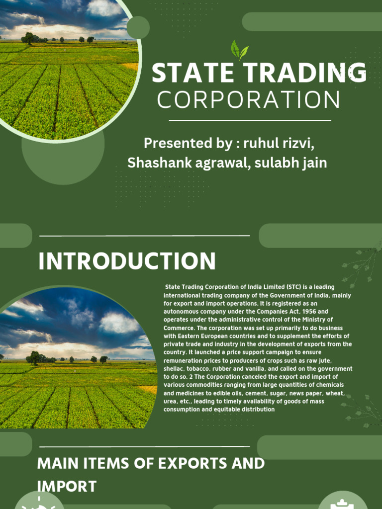 State Trading: Corporation | PDF | Social Science | Wellness