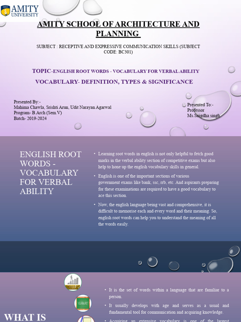 Group Presentation, B.arch 5th Sem, bc301 | PDF