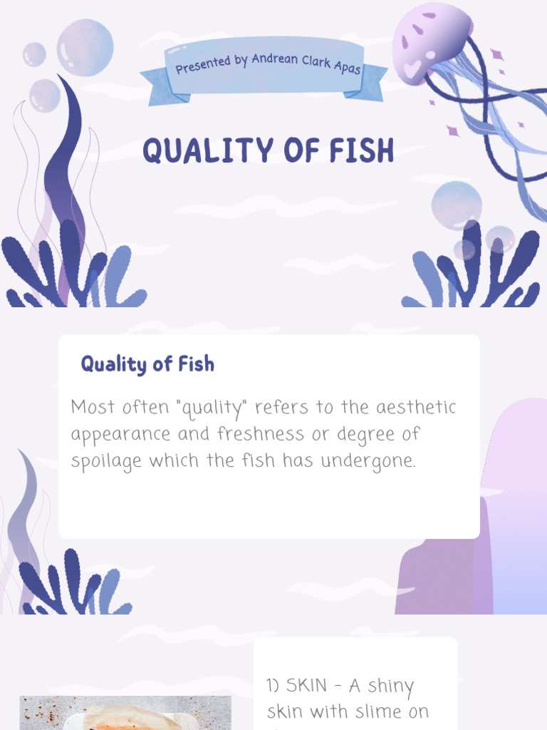 TLE Quality of Fish | PDF