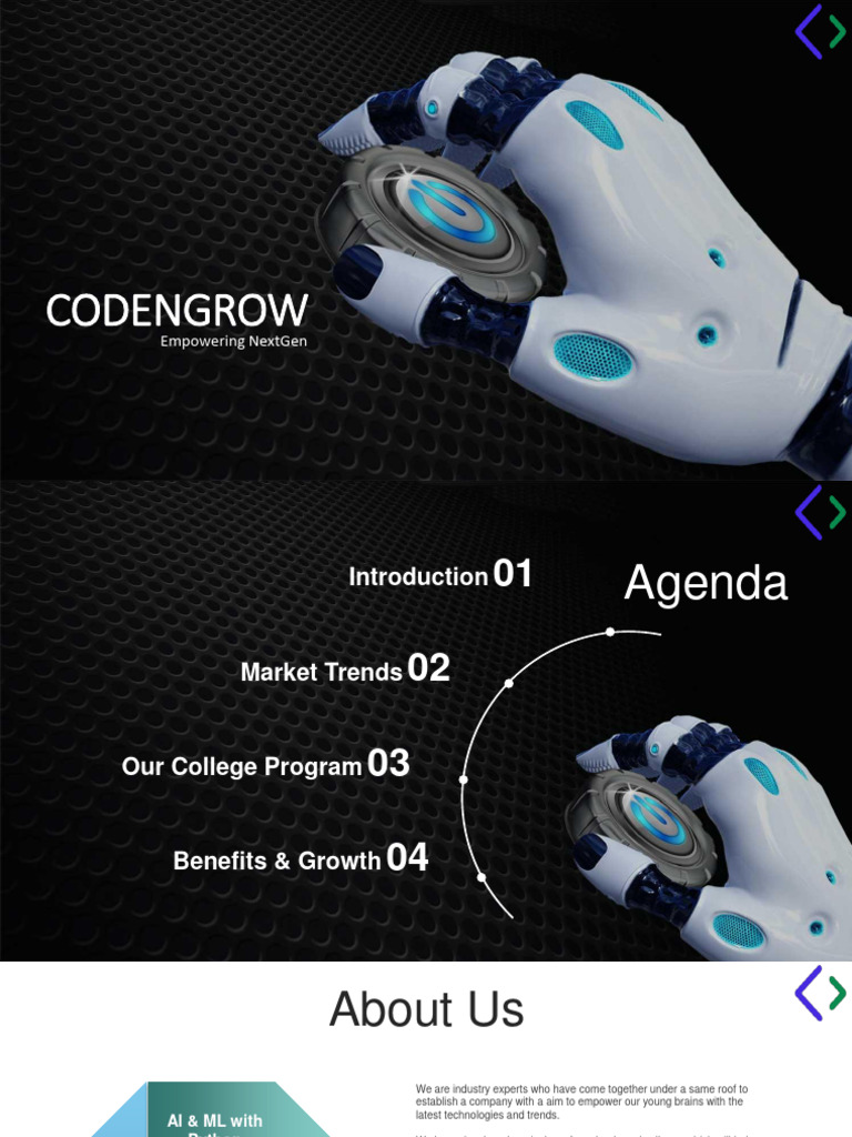 AI - & - Robotics Automation - College-Orientation | PDF | Python (Programming Language ...