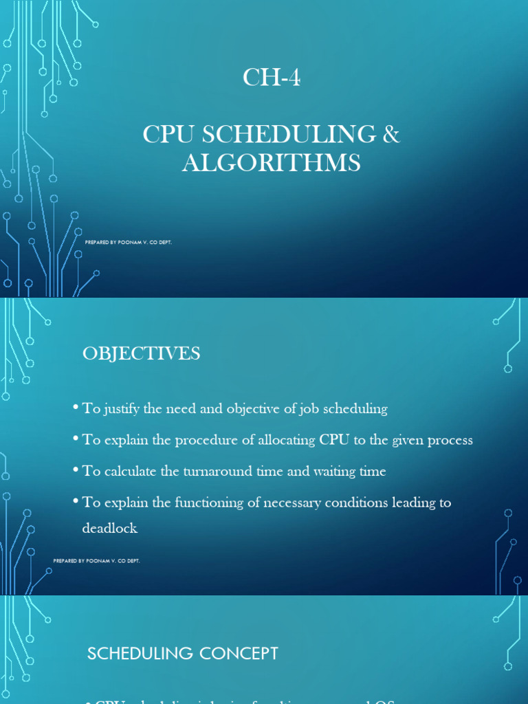 Ch-4 Final Modified 2021 | PDF | Scheduling (Computing) | Process (Computing)