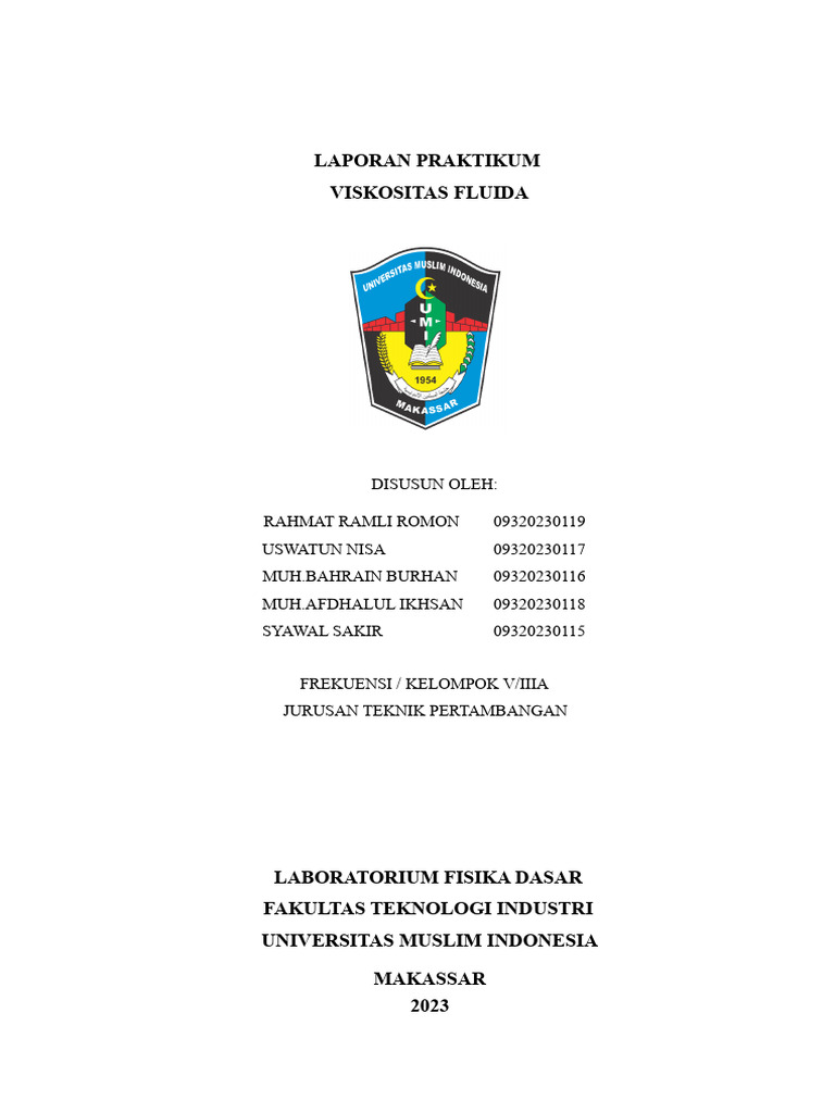 Hubungan Viskositas dan Aliran Fluida | PDF | Sains & Matematika | Komputer