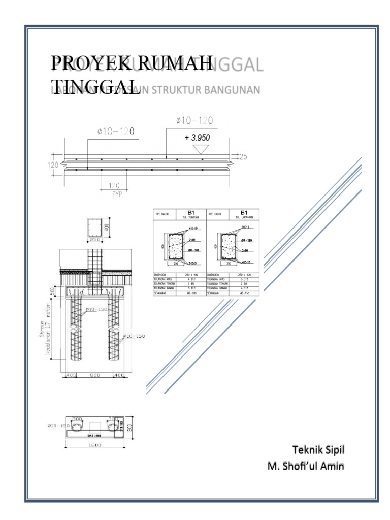 Laporan Re-Design Struktur | PDF