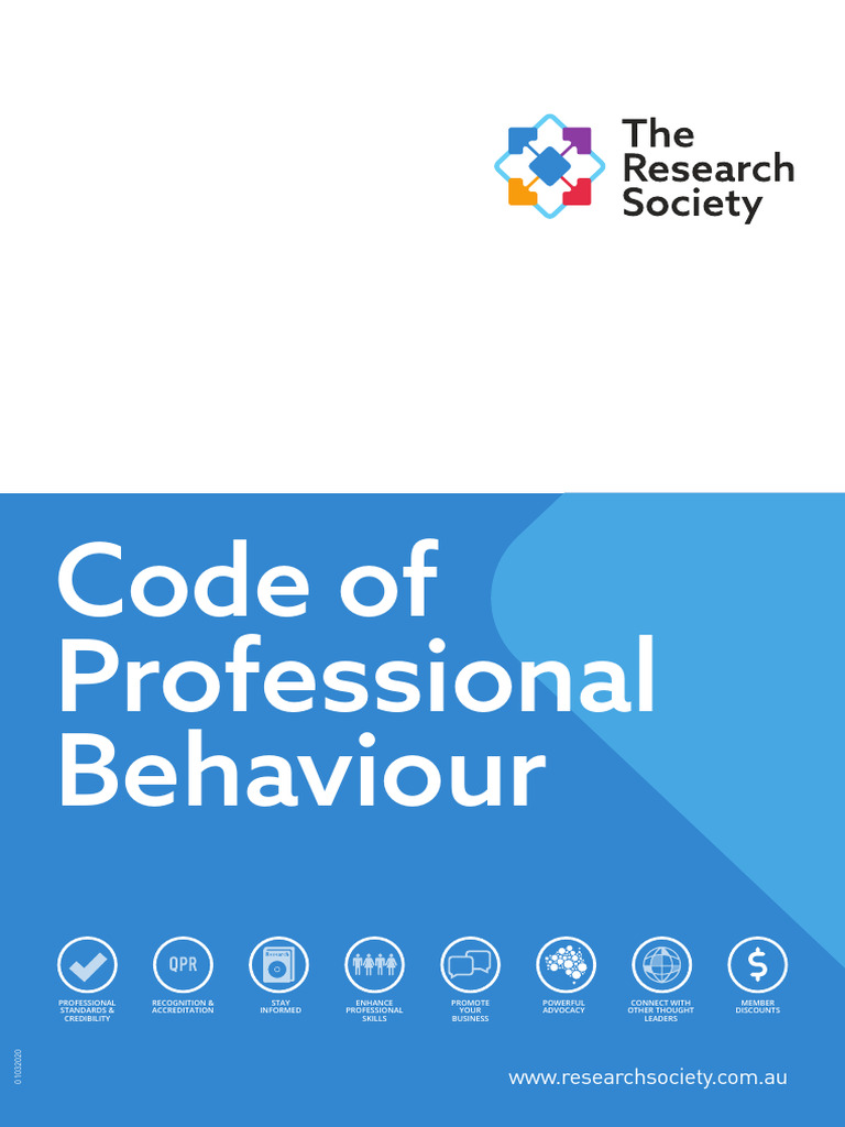 Code of Professional Behaviour | PDF