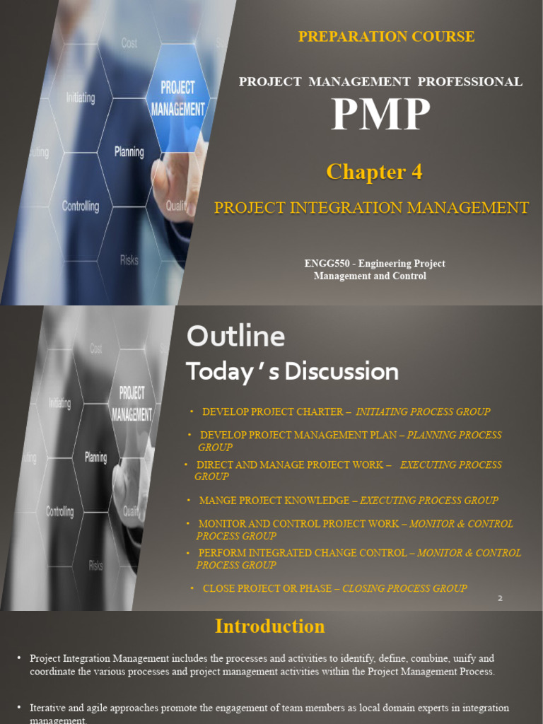 Chapter 4 - Project Integration Mangement | PDF