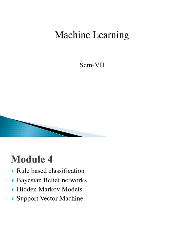 Machine Learning: Sem-VII | PDF | Teaching Methods & Materials | Computers