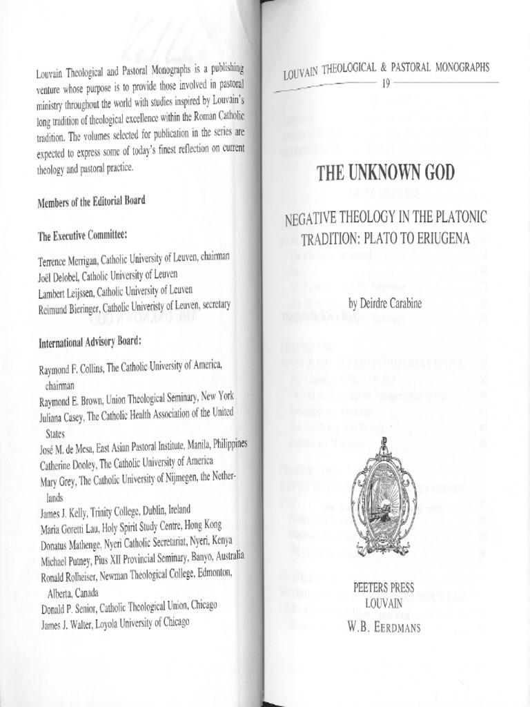 The Unknown God | PDF