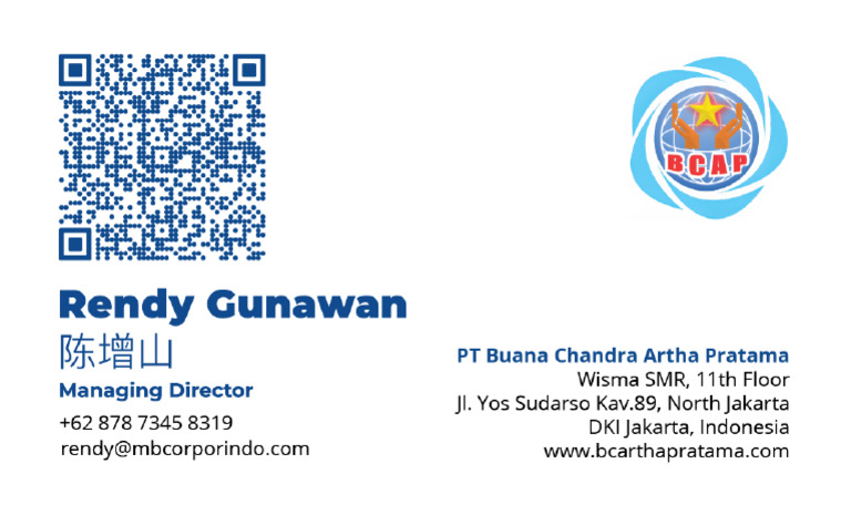 Rendy BCAP Namecard-01 | PDF