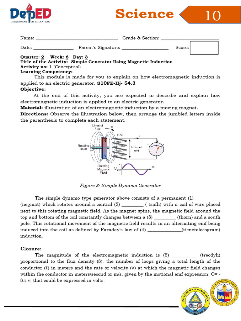 Science 10 - Q2 - DW18 | PDF | Technology & Engineering