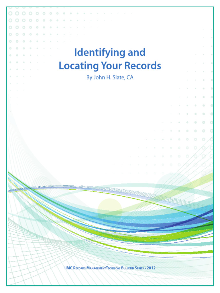 Identifying Records | PDF