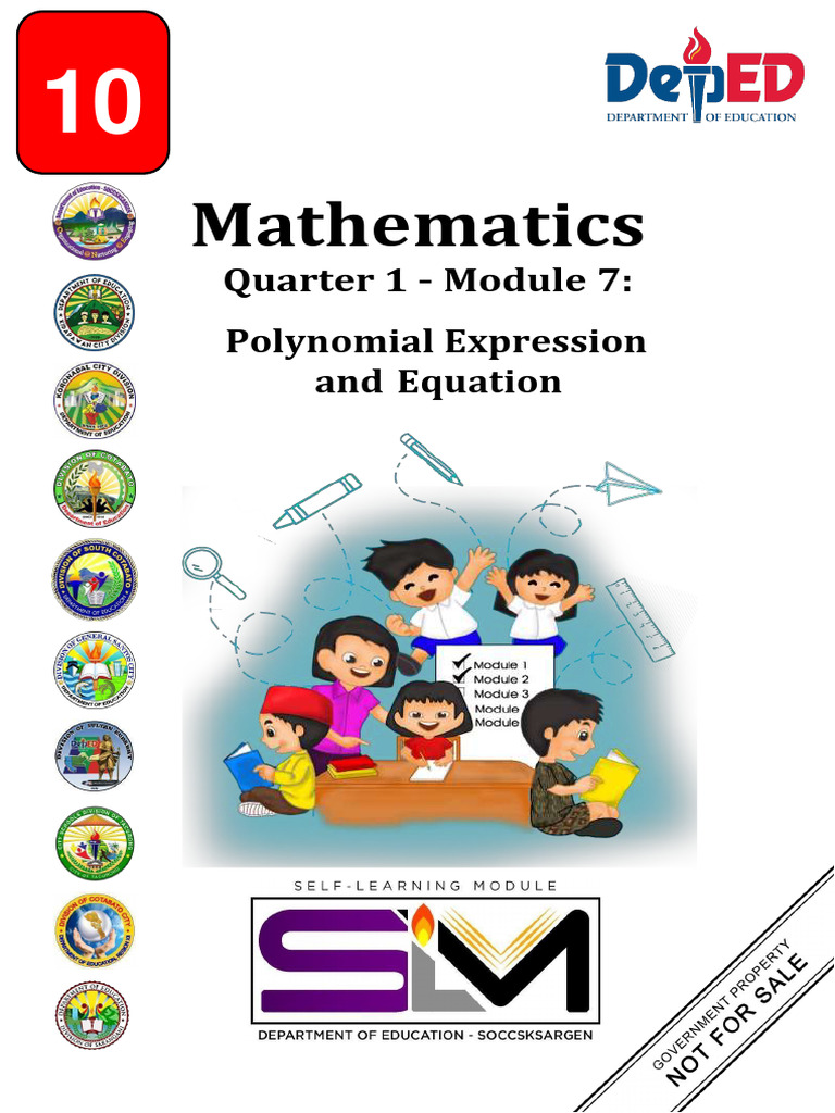Math10 q1 Mod7of8 Polynomial Expression and Equation v2 1 | PDF
