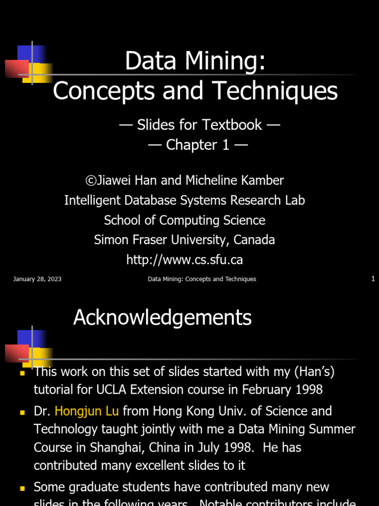 Lect#1-Detailed Intro To DM | PDF