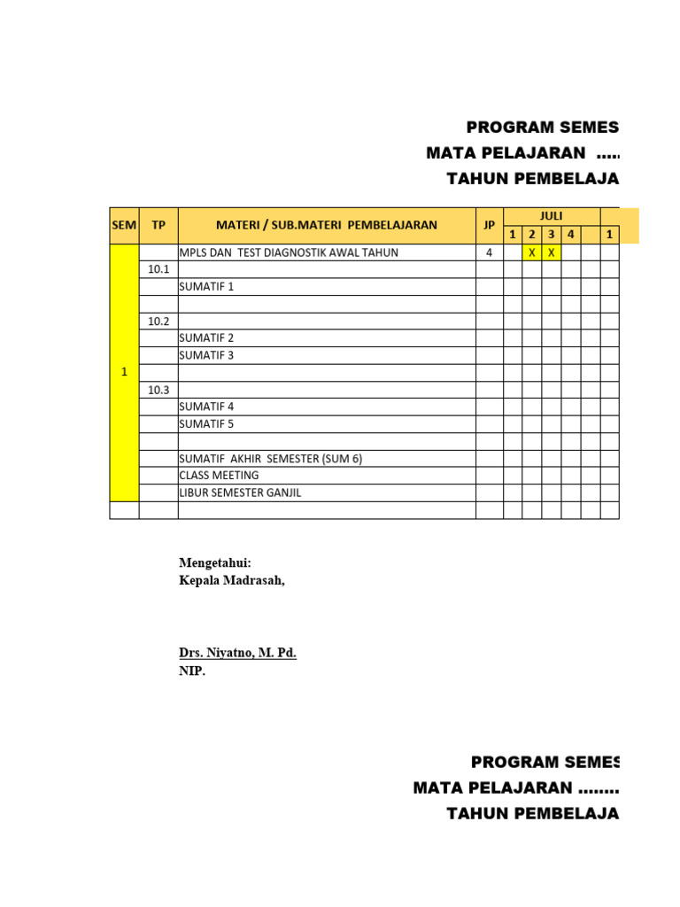 Prosem Mapel 2324 | PDF