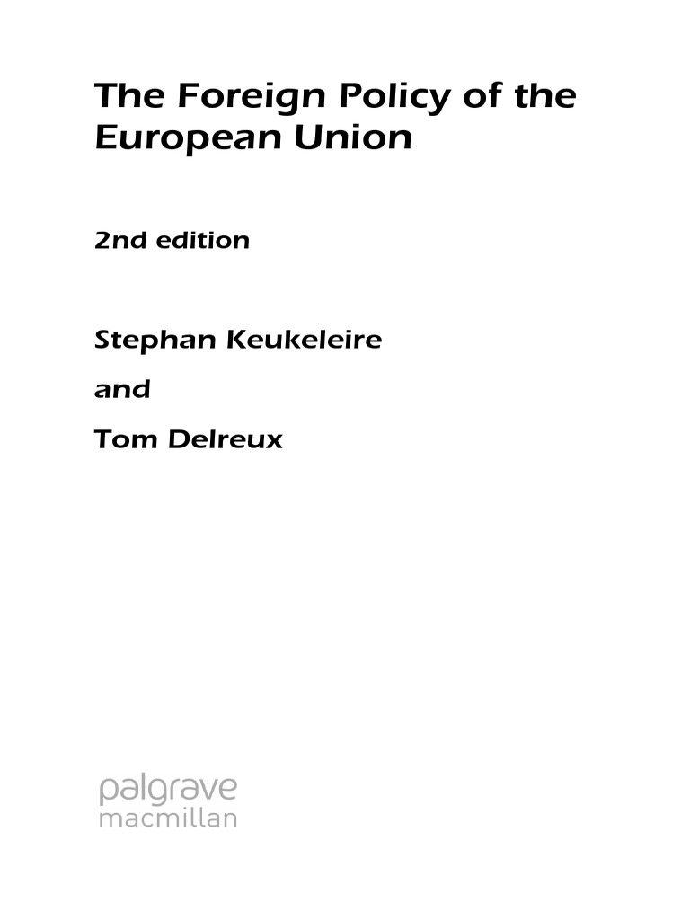 The Foreign Policy of The European Union | PDF