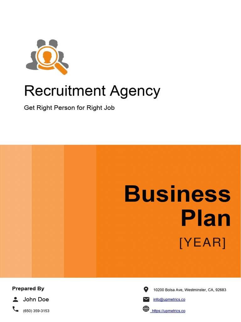 Recruitment Agency Business Plan Example | PDF Recruitment Agency Business Plan Example | PDF