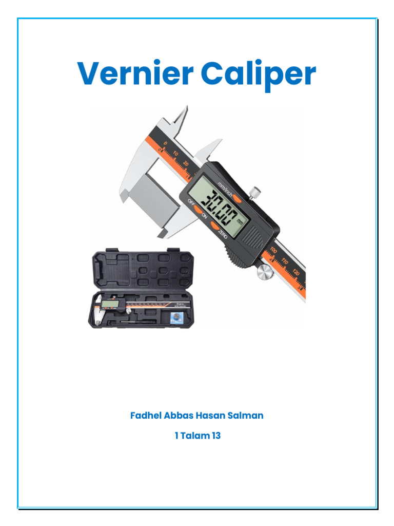 Vernier Caliper | PDF