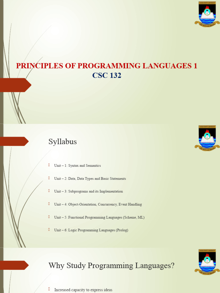 CSC 132 - PPL | PDF | Computers