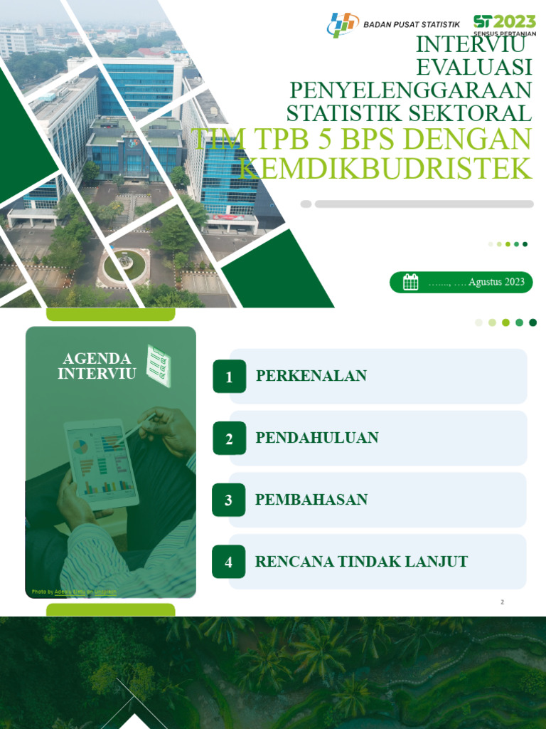 Evaluasi Penyelenggaraan Statistik Sektoral | PDF