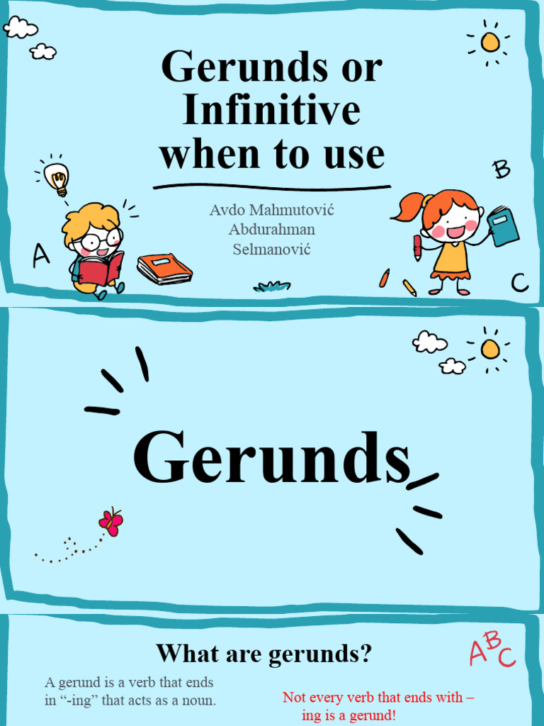Gerund | PDF