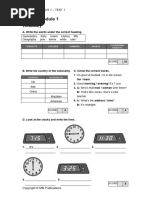 GET TO THE TOP PLUS - 1 - Key To Tests | PDF
