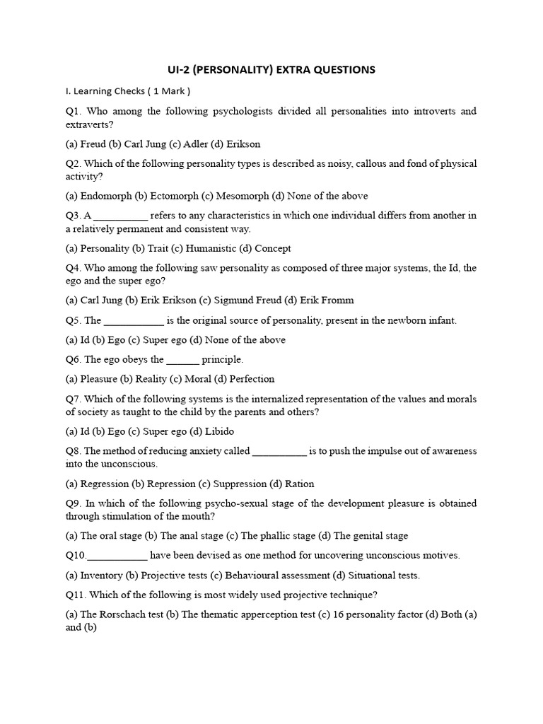 Ui-2 Extra Questions | PDF