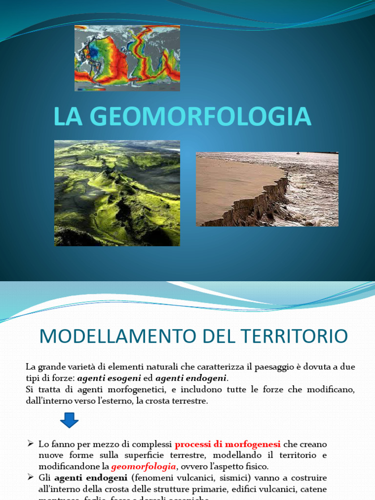 La Geomorfologia 1 | PDF