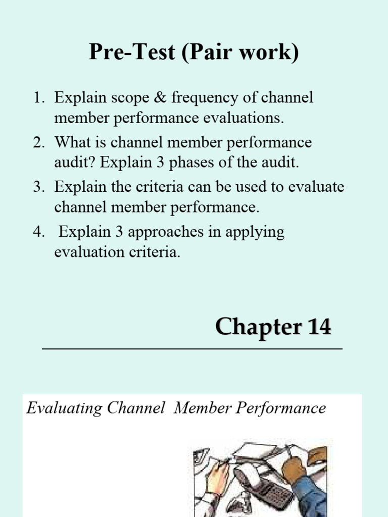 ch14 - Evaluating Channel Member Performance | PDF