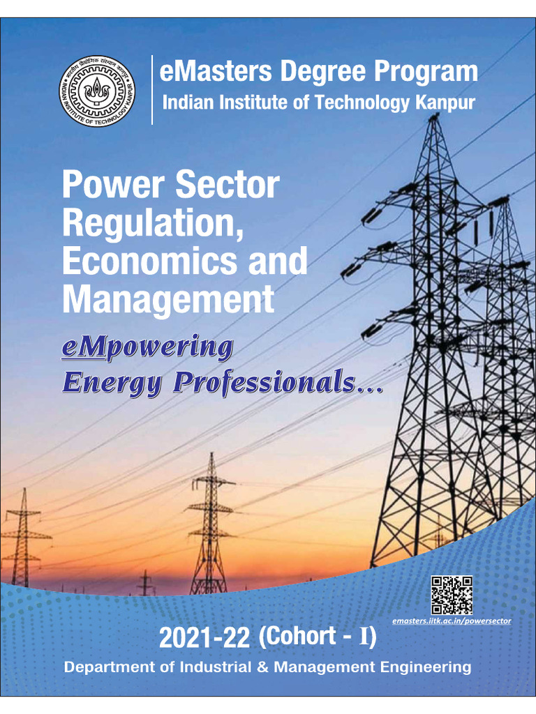 eMasters in Power Sector Management | PDF