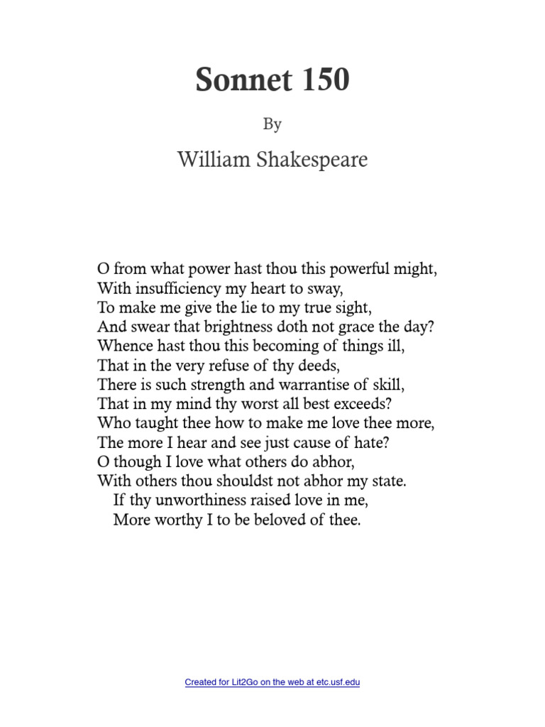 Shakespeare Enthusiasts' Sonnet | PDF | Self-Improvement